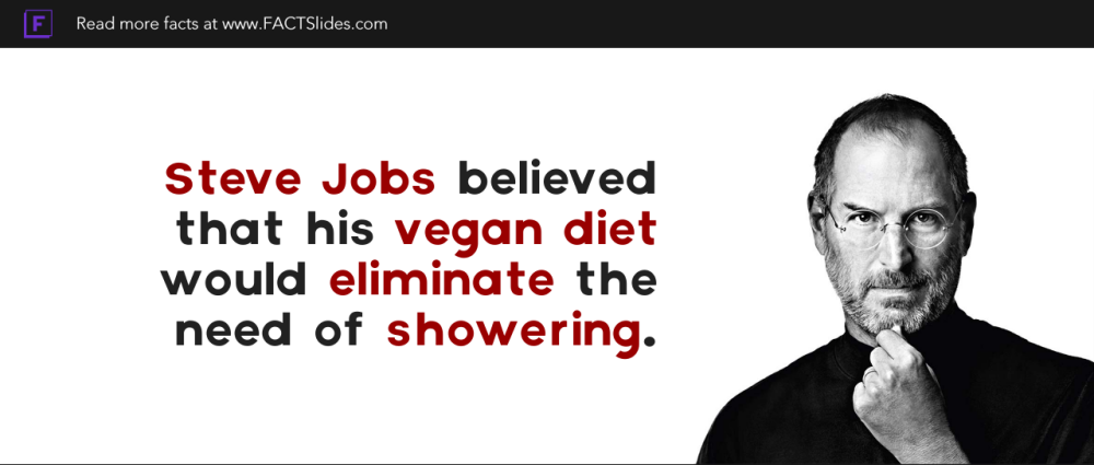 Steve Jobs Facts: 33 Facts about Steve Jobs ←FACTSlides→